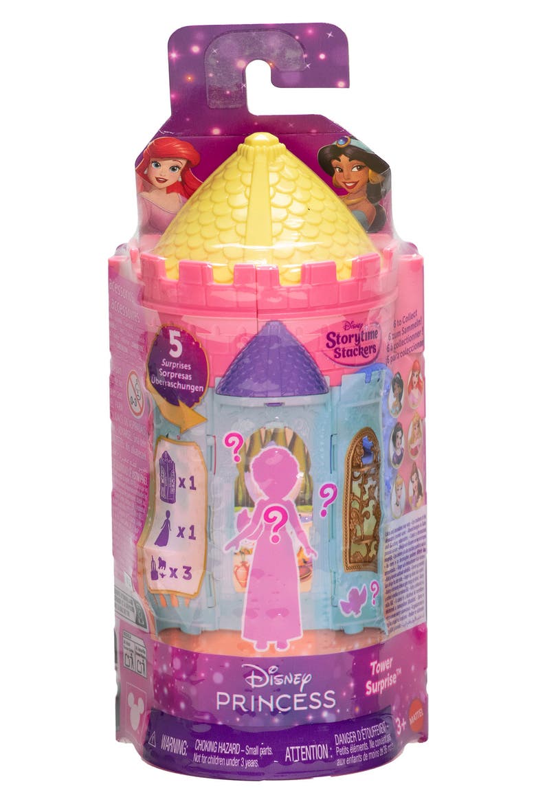 Princess Tower Mystery Small Doll & Stacking Playset with 5 Surprises ...
