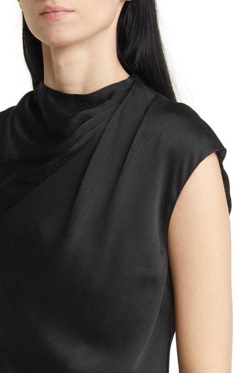 Ted Baker London Akane Draped Neck Satin Midi Dress | Nordstrom