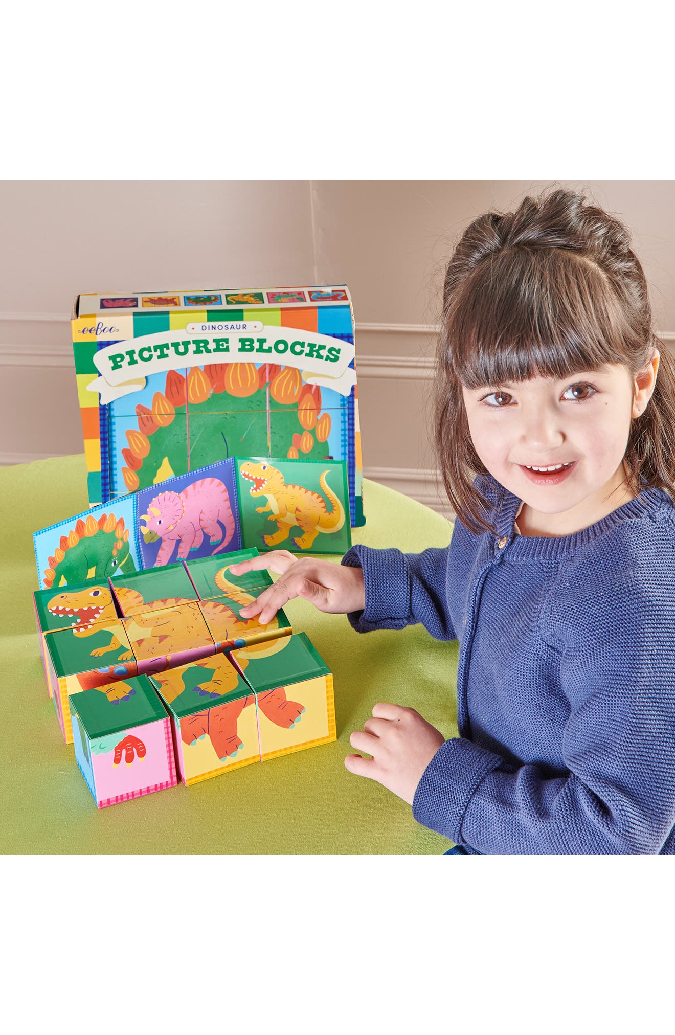 eeBoo Dinosaur Picture Blocks | Nordstrom