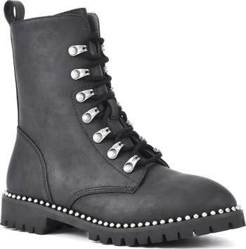 SEVEN DIALS Santino Studded Combat Boot (Women) | Nordstromrack