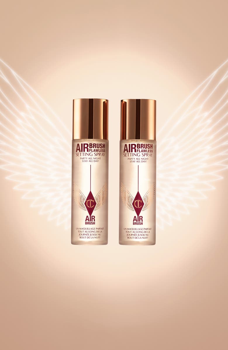 Charlotte Tilbury Airbrush Flawless Finish Setting Spray Duo $76 Value ...
