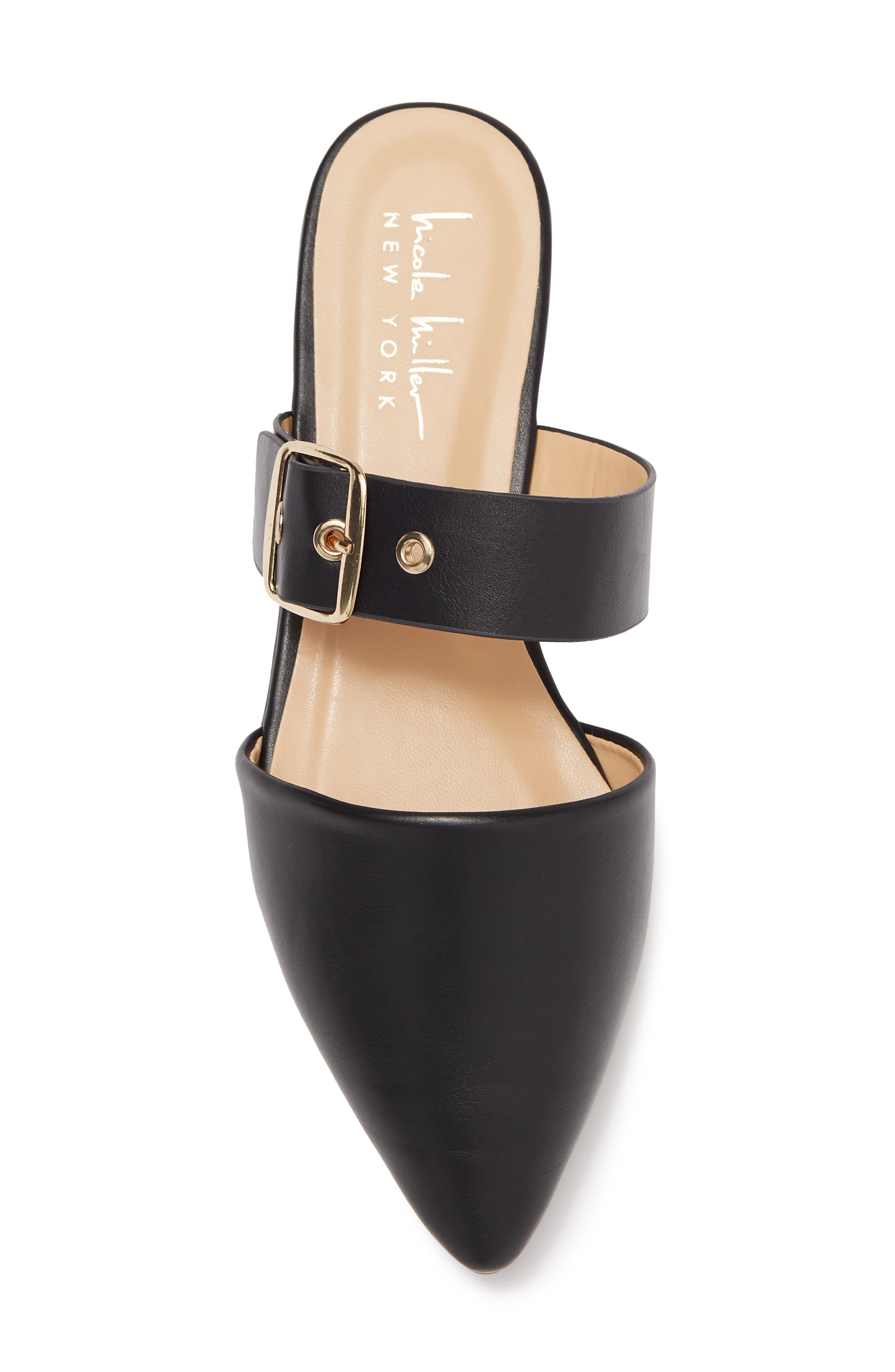 Nicole Miller Buckled Pointed Toe Mule (Women) | Nordstromrack