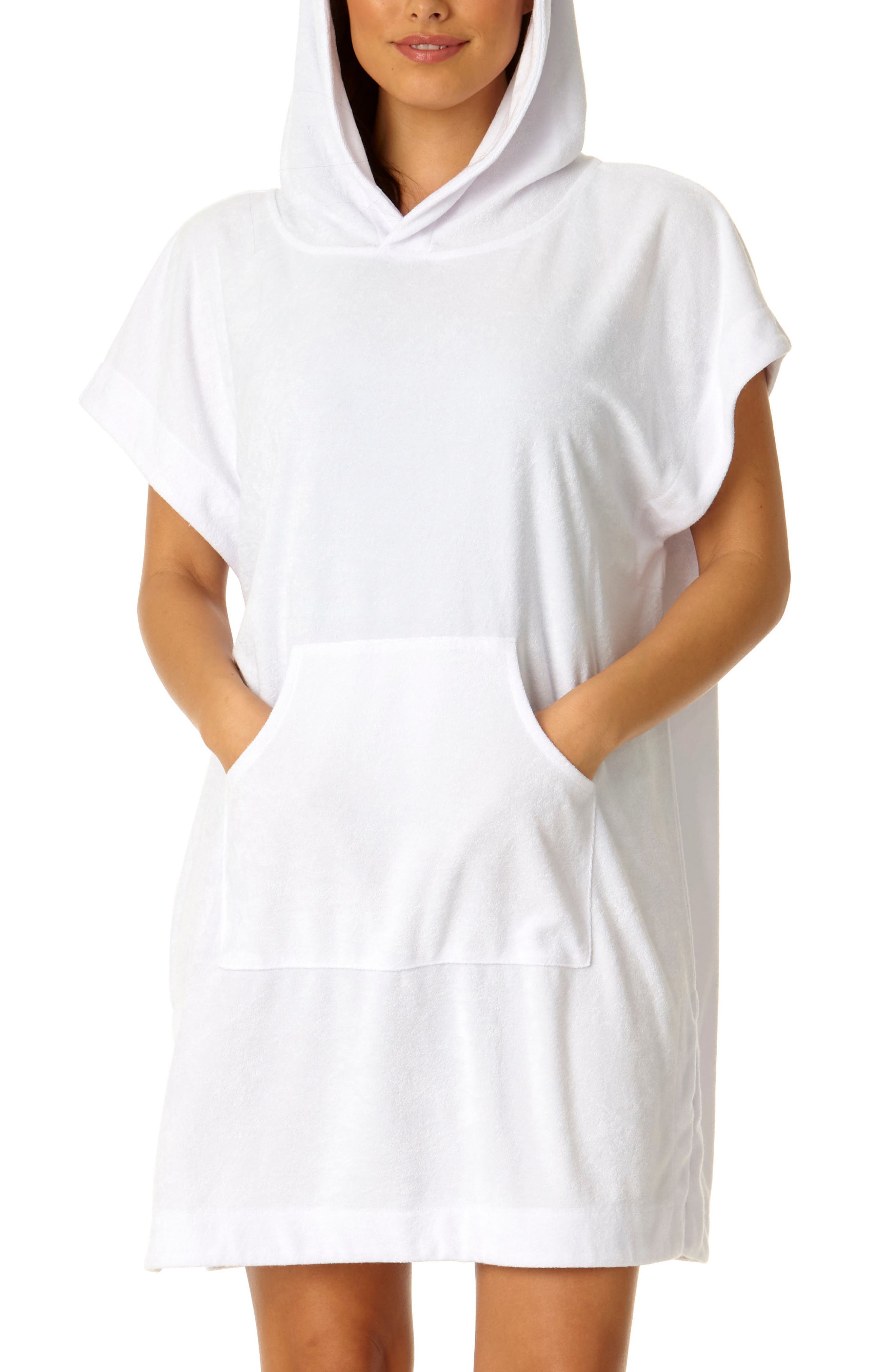 Anne Cole Terry Cover-Up Hoodie | Nordstromrack