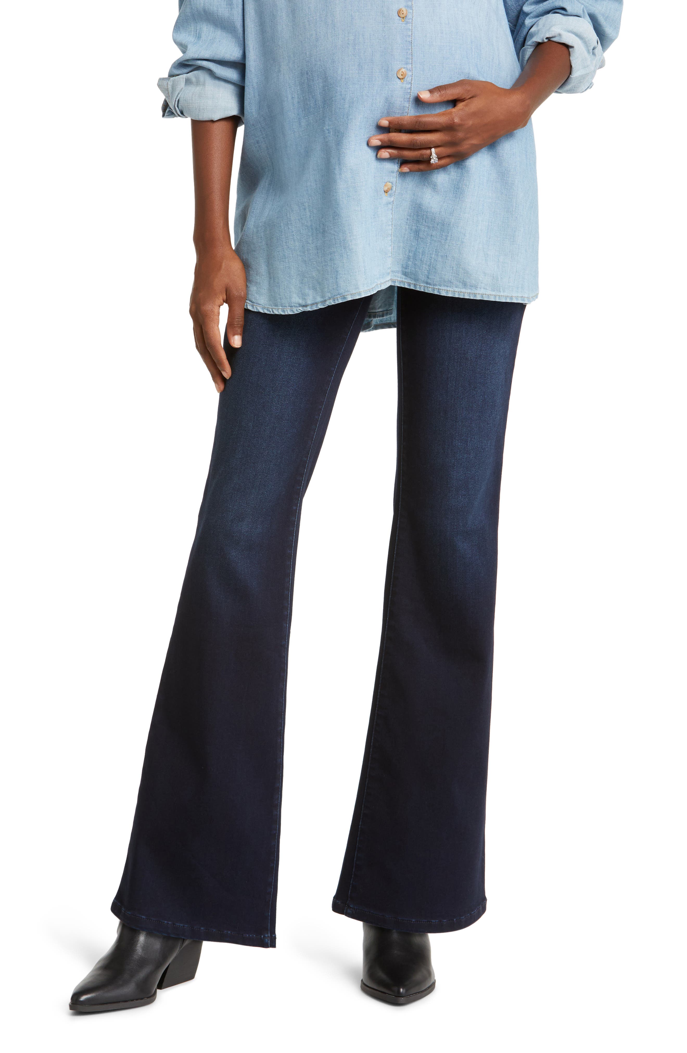 1822 Denim Better Butter Over the Bump Slim Bootcut Maternity Jeans ...