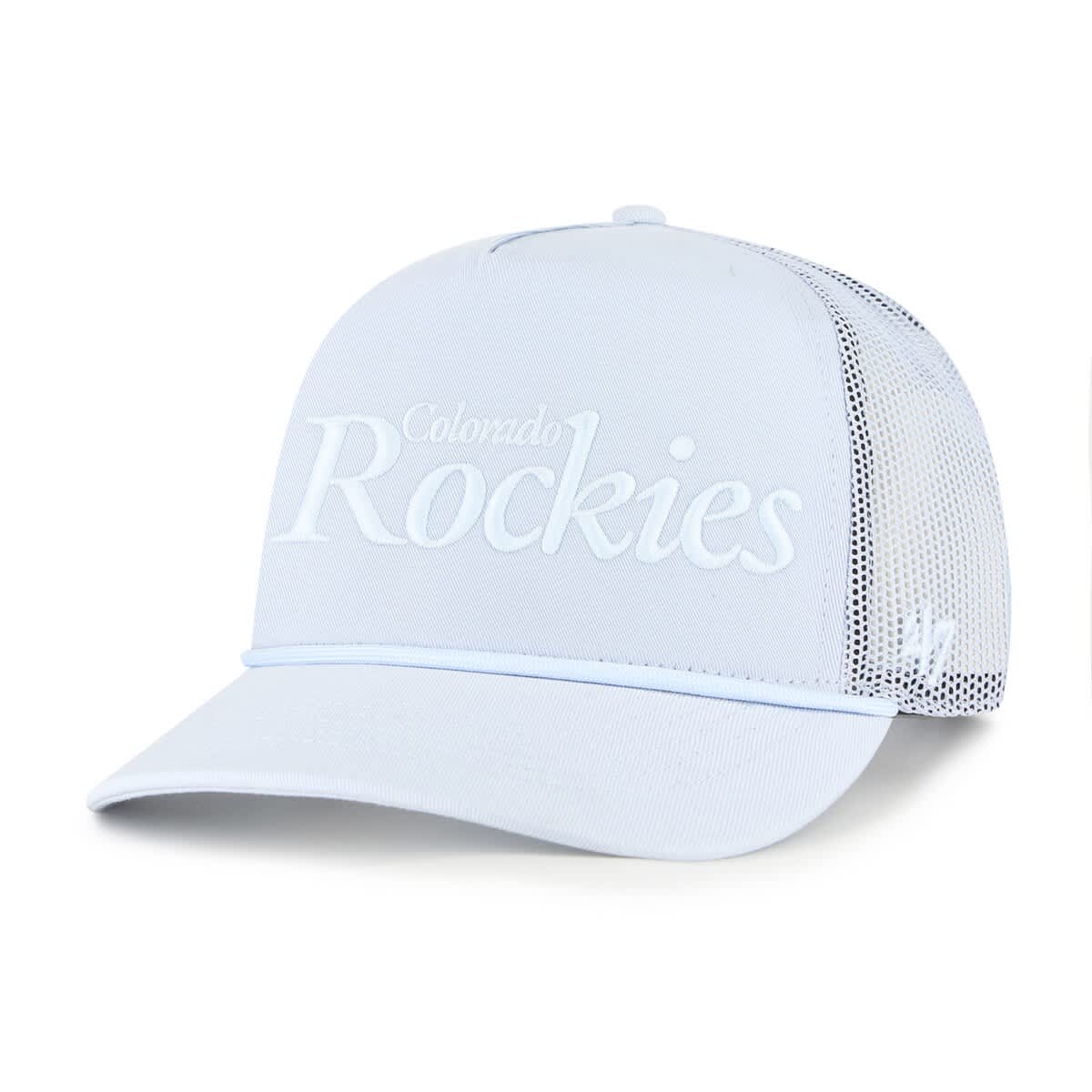 '47 Men's '47 Light Blue Colorado Rockies Foundation Script Hitch ...