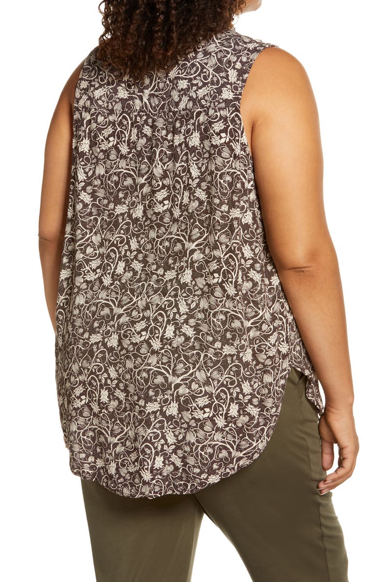 Treasure & Bond Sleeveless Pleated Top | Nordstrom