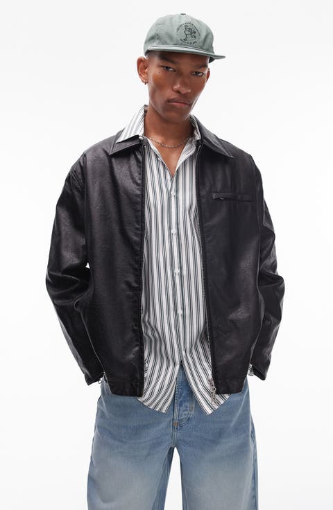 Men's Leather & Faux Leather Jackets | Nordstrom