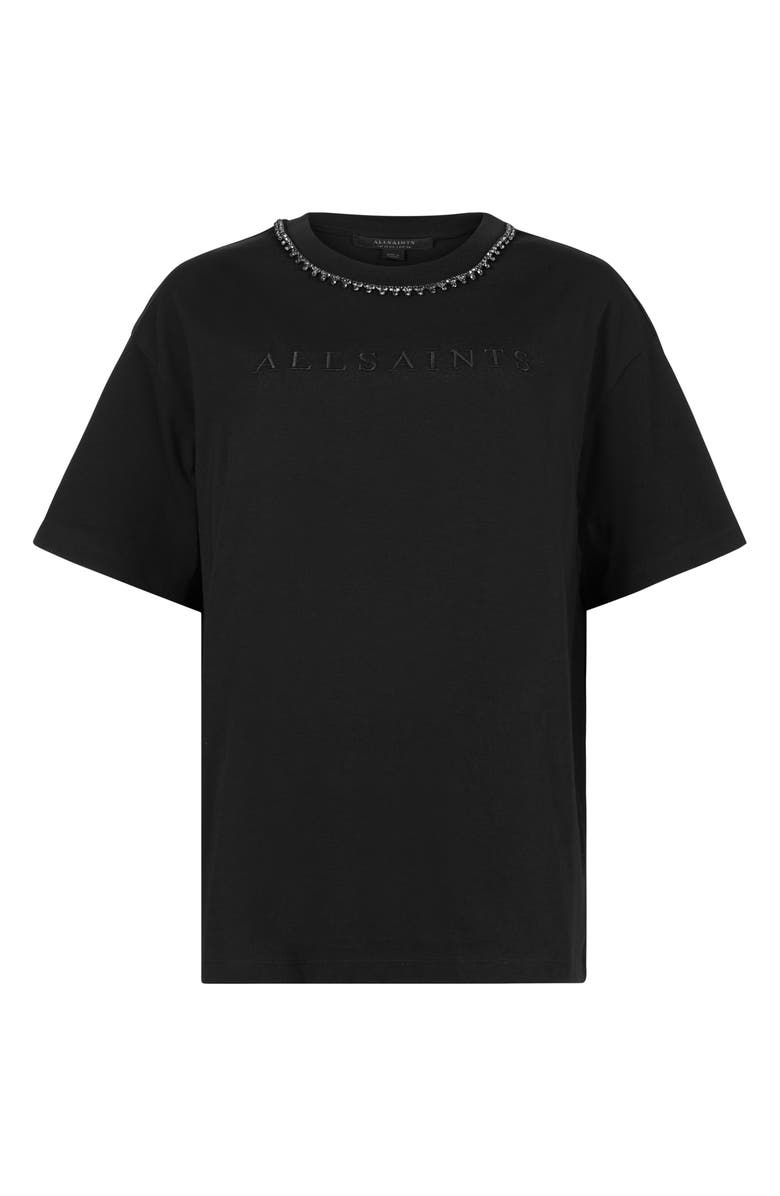 AllSaints Pippa Diamante Embellished Organic & Recycled Cotton ...