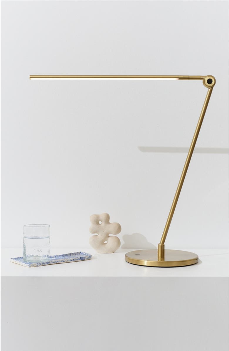 Brightech Libra 39" Dimmable LED Modern Desk Lamp with USB Port and ...