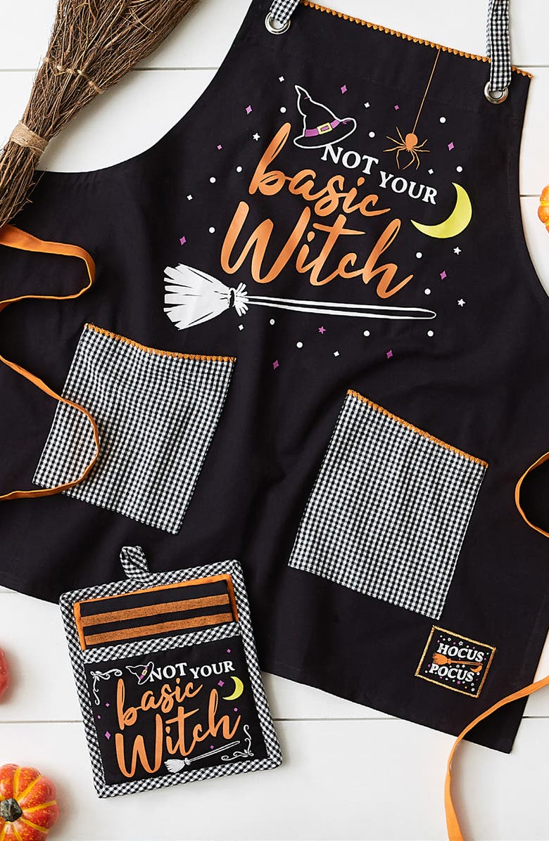 Design Imports Basic Witch Cotton Apron | Nordstromrack