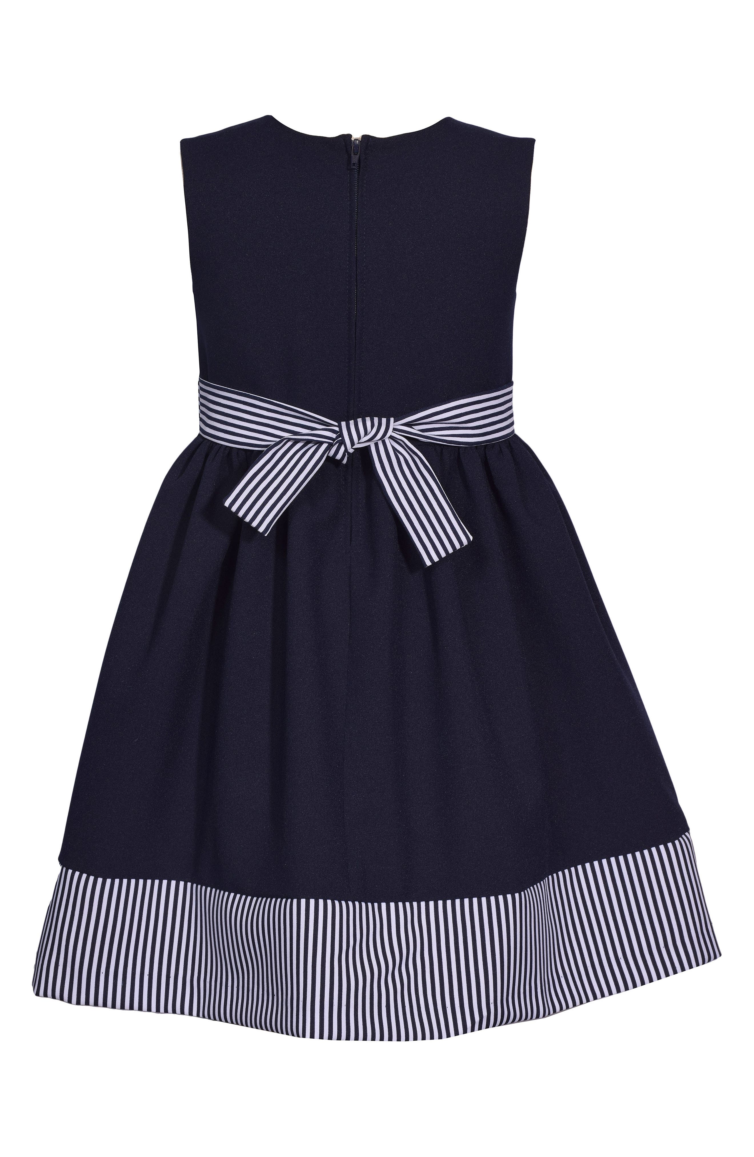 Iris & Ivy Kids' Bow Nautical Stripe Dress & Bag Set | Nordstromrack