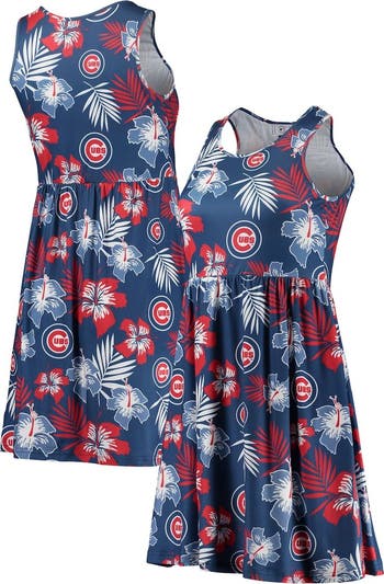 FOCO Women's FOCO Royal Chicago Cubs Floral Sundress | Nordstrom