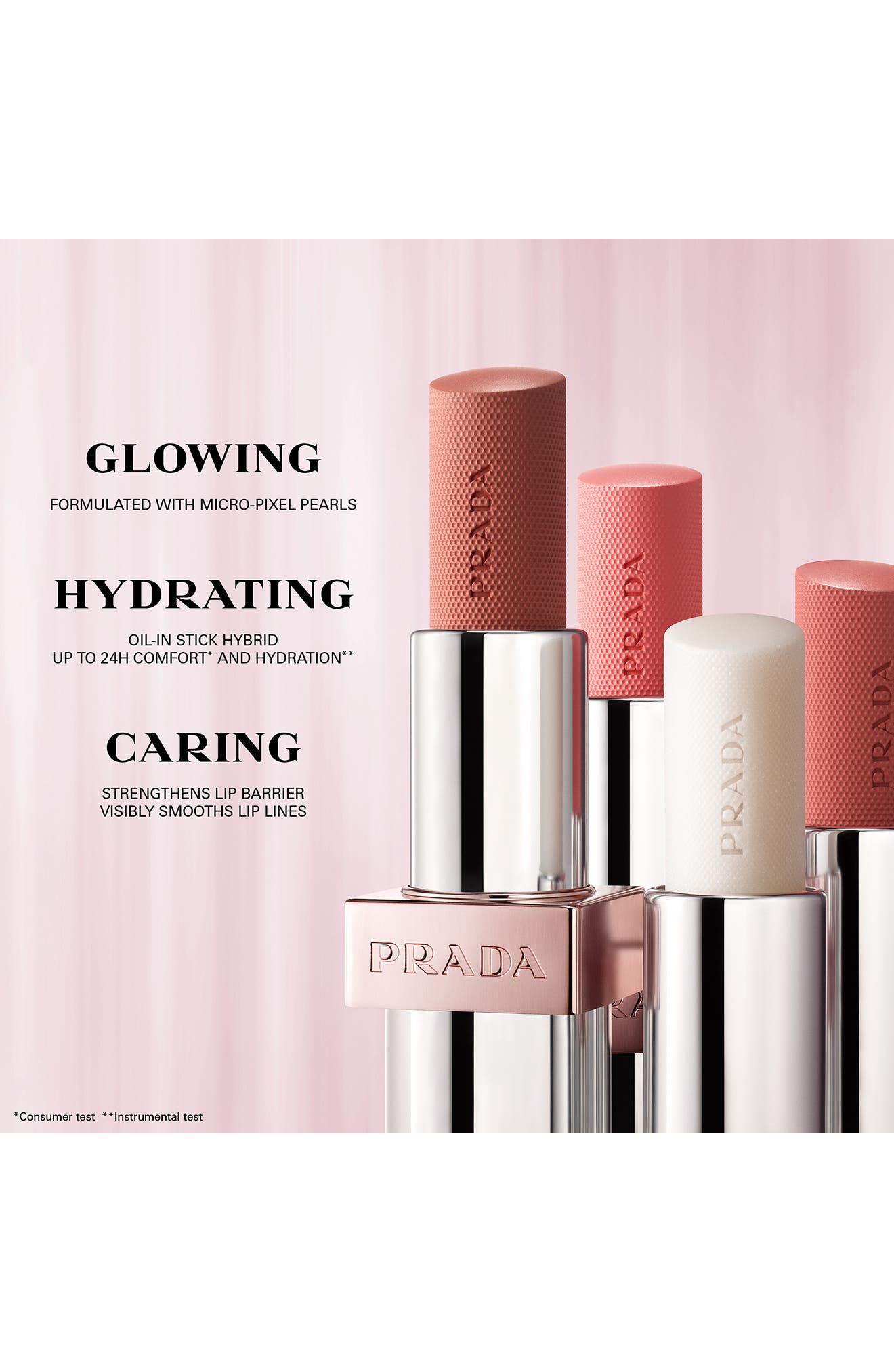 Prada Refillable Light Glowing Lip Oil Stick | Nordstrom