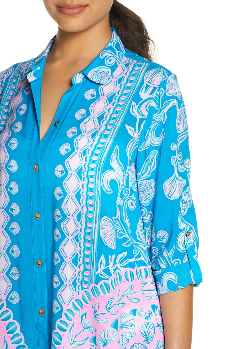 Lilly Pulitzer® Natalie Cover-Up Shirtdress | Nordstrom