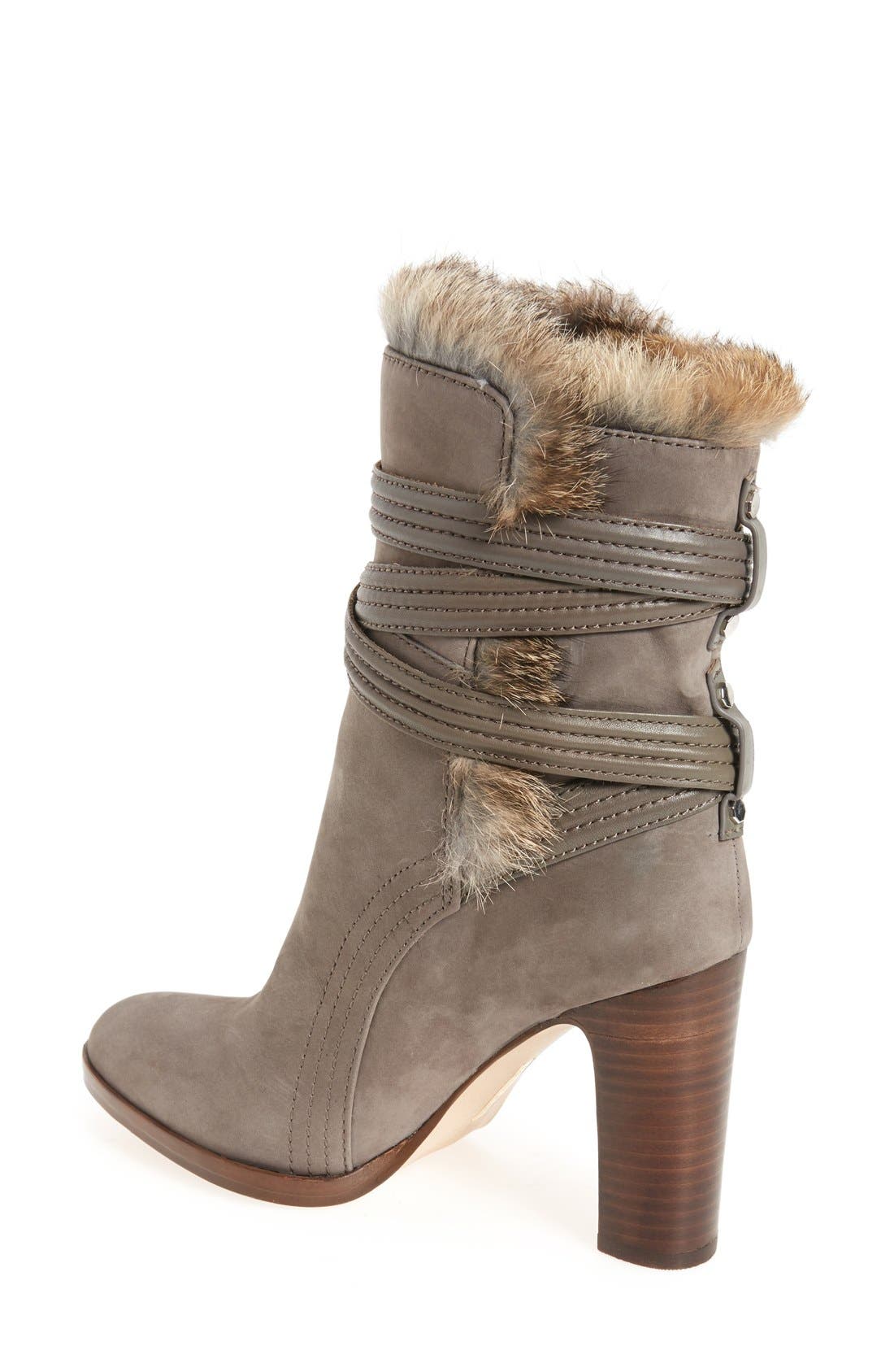 Louise et Cie Genuine Rabbit Fur Trim Bootie (Women) | Nordstrom