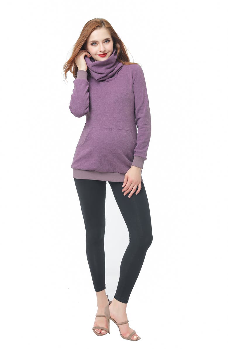 Kimi and Kai Convertible Collar Maternity Top | Nordstrom