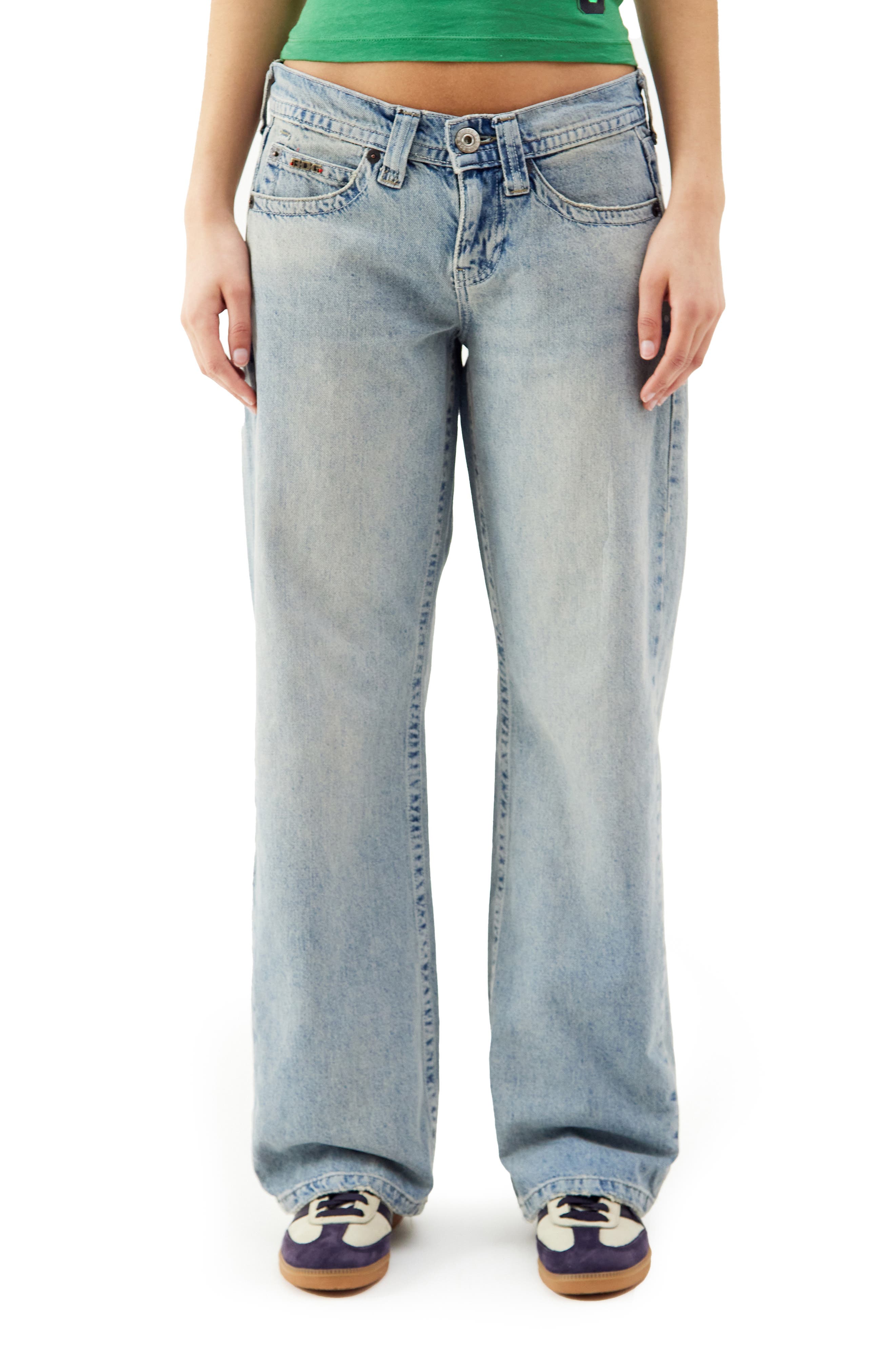 BDG Urban Outfitters Kayla Low Rider Wide Leg Jeans | Nordstromrack