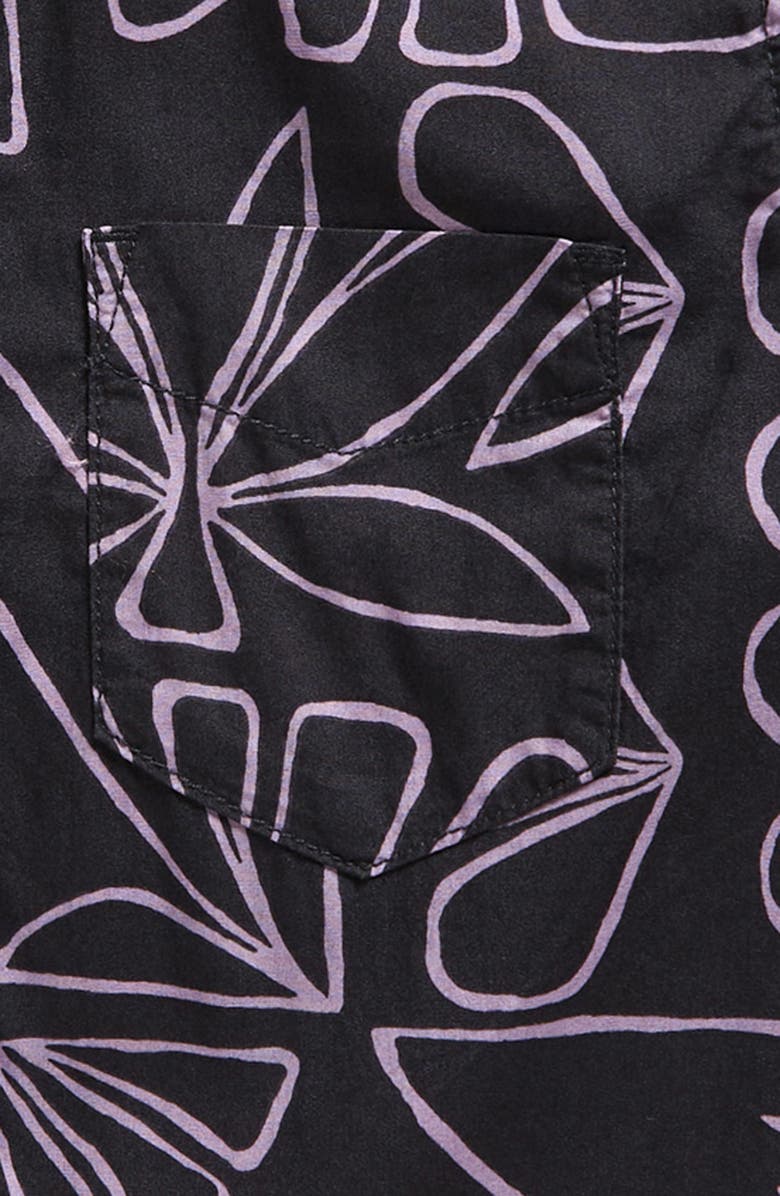 Rip Curl Kids' Tropical Floral Short Sleeve Cotton Button-Up Shirt ...