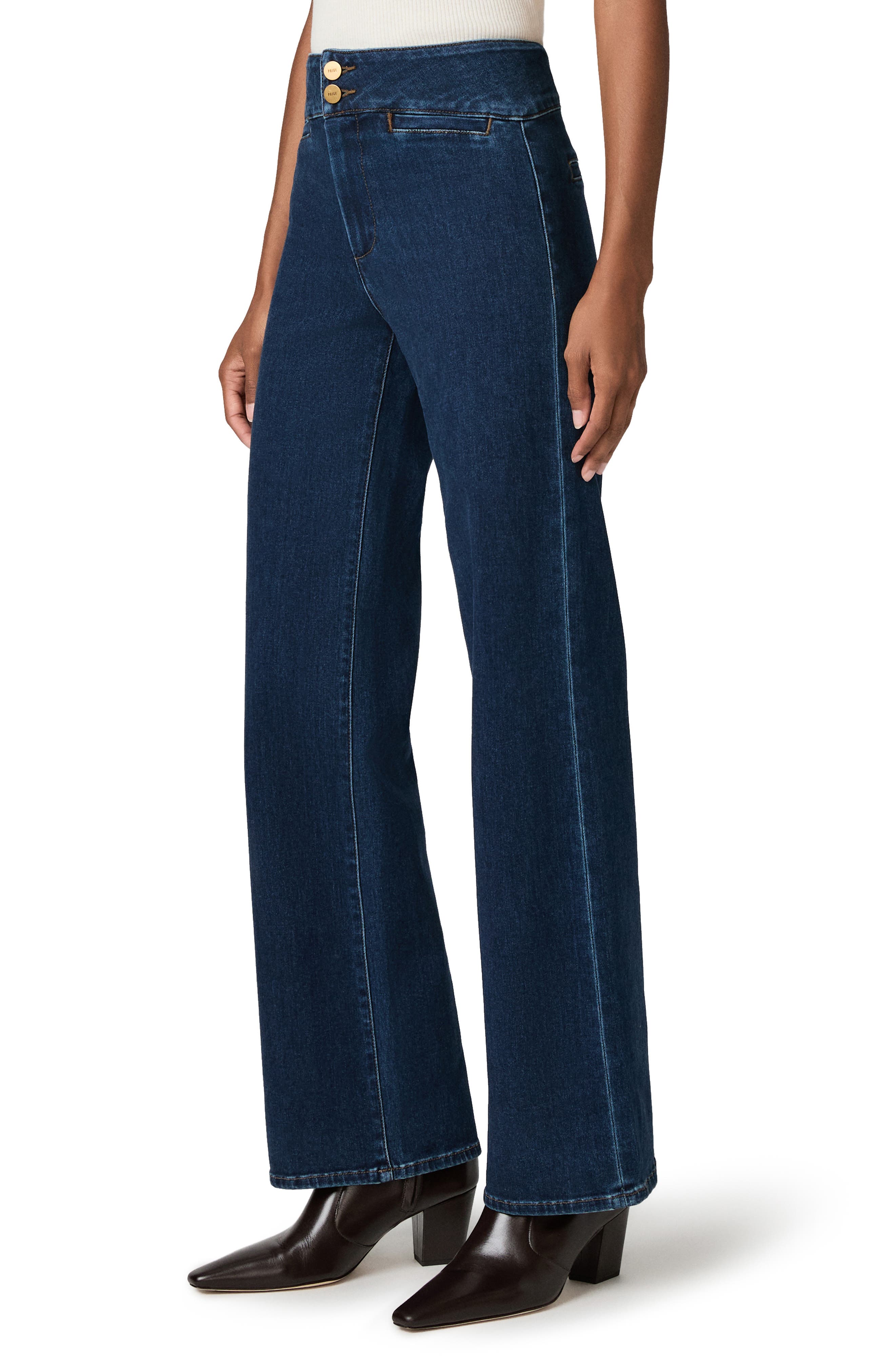 PAIGE Anessa High Waist Wide Leg Jeans (Women) | Nordstrom