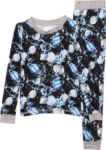 CLOUD NINE Planets & Space 2-Piece Pajama Set | Nordstromrack