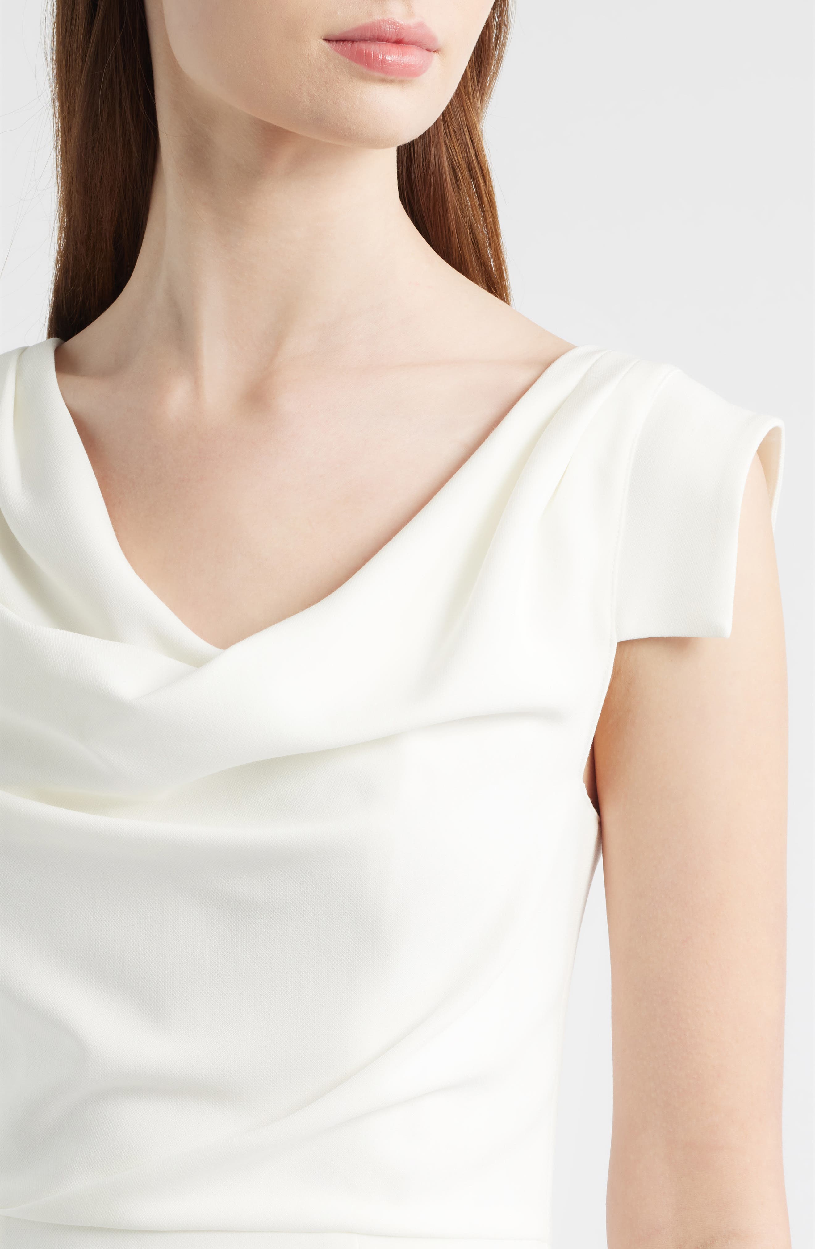 Black Halo Jacqueline Midi Gabardine Sheath Dress | Nordstrom