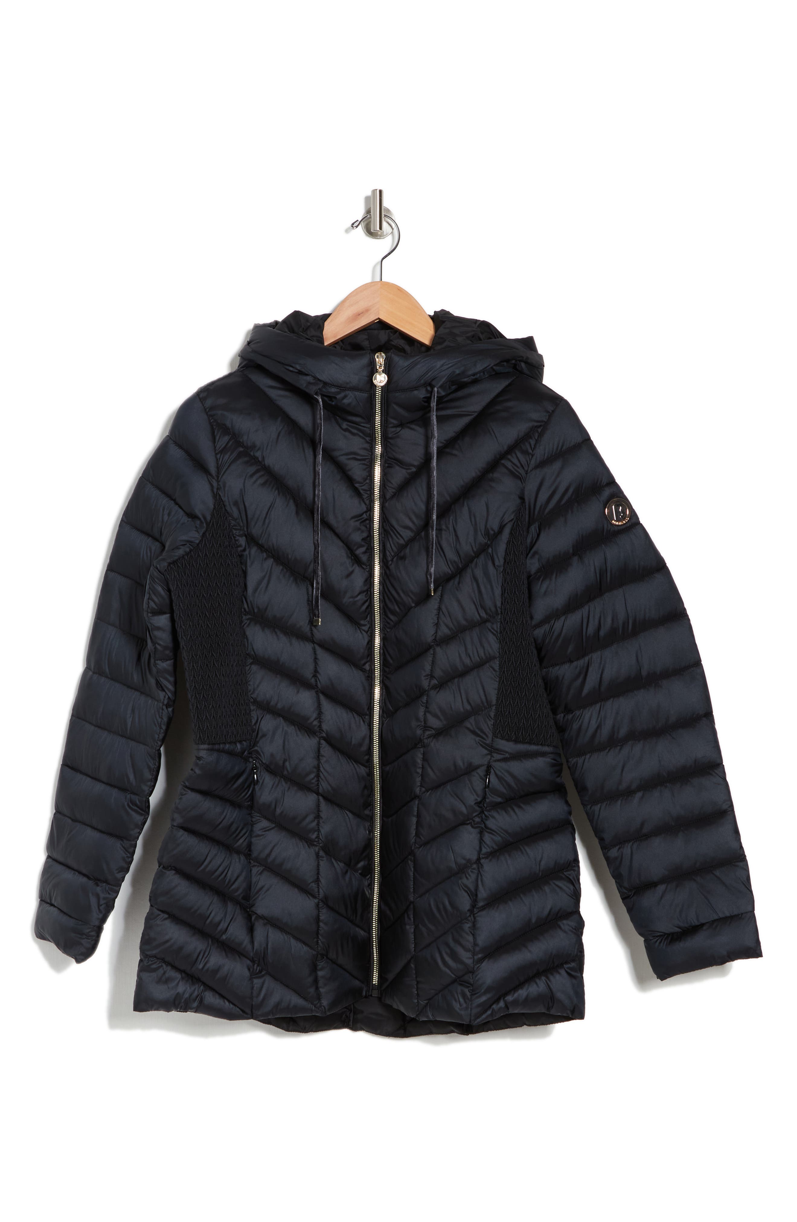 Bernardo Ecoplume™ Hooded Packable Puffer Jacket | Nordstrom