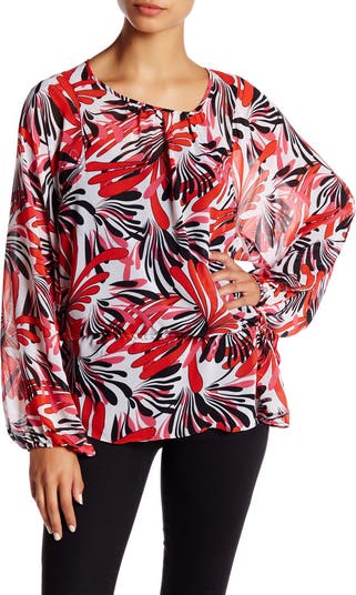 Vertigo Paris Printed Dropped Waist Top | Nordstromrack