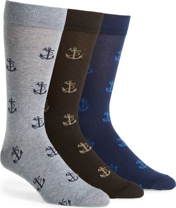 SPERRY TOP-SIDER® Sperry 'Textured Anchor' Crew Socks | Nordstrom