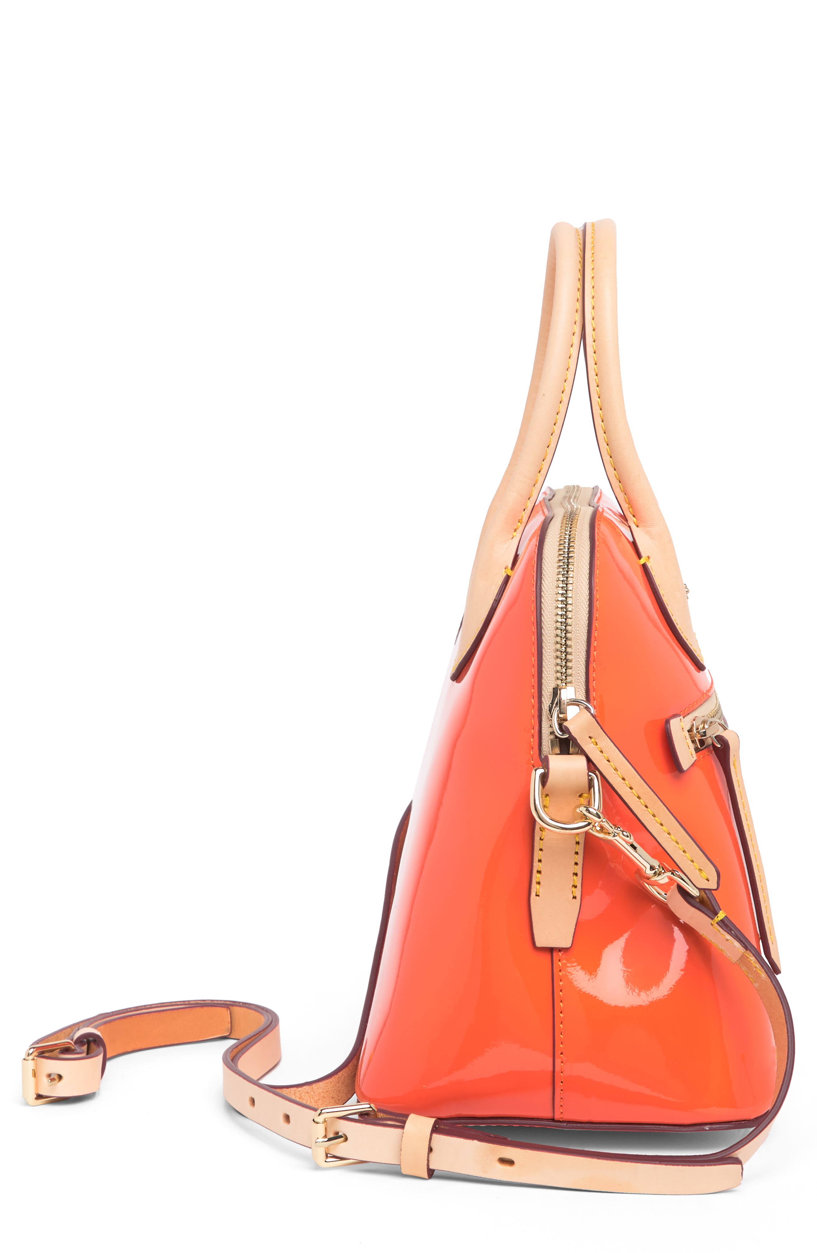 Dooney & Bourke Domed Convertible Leather Satchel Bag | Nordstromrack