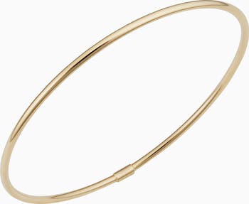 Oradina 10K Gold Everything Bangle Bracelet | Nordstrom
