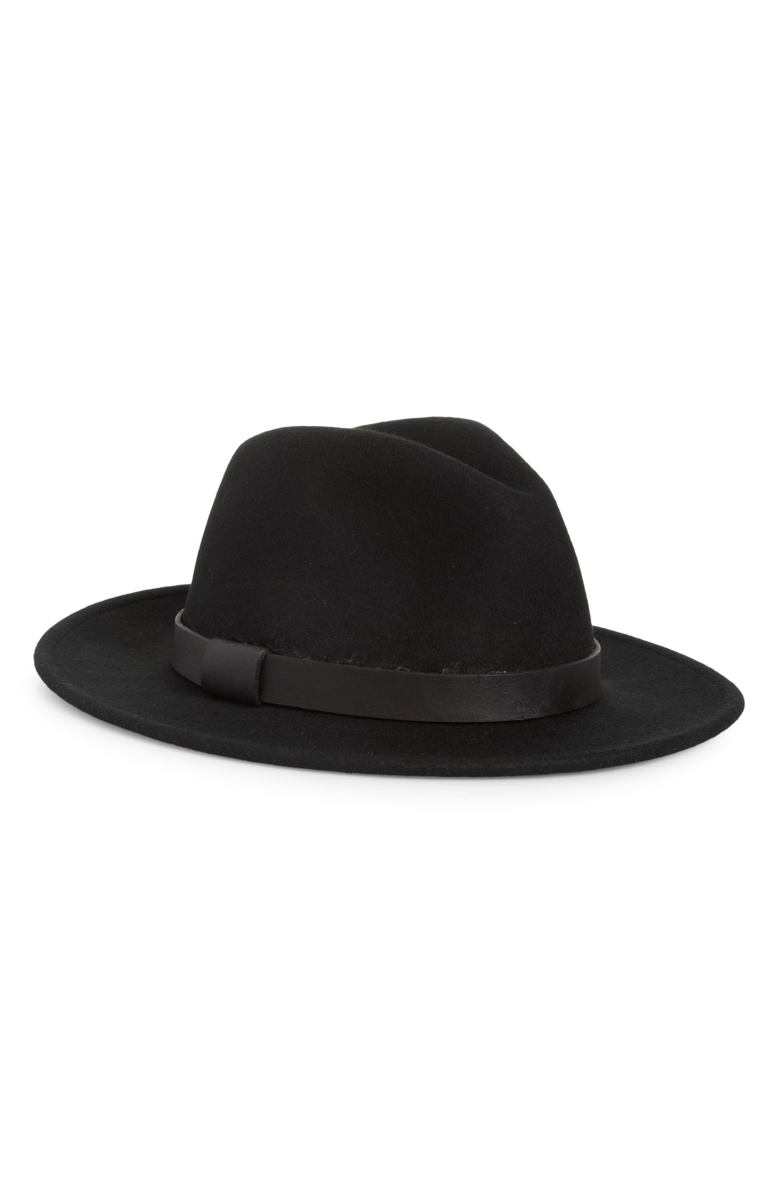 AllSaints Bronson Wool Fedora | Nordstromrack