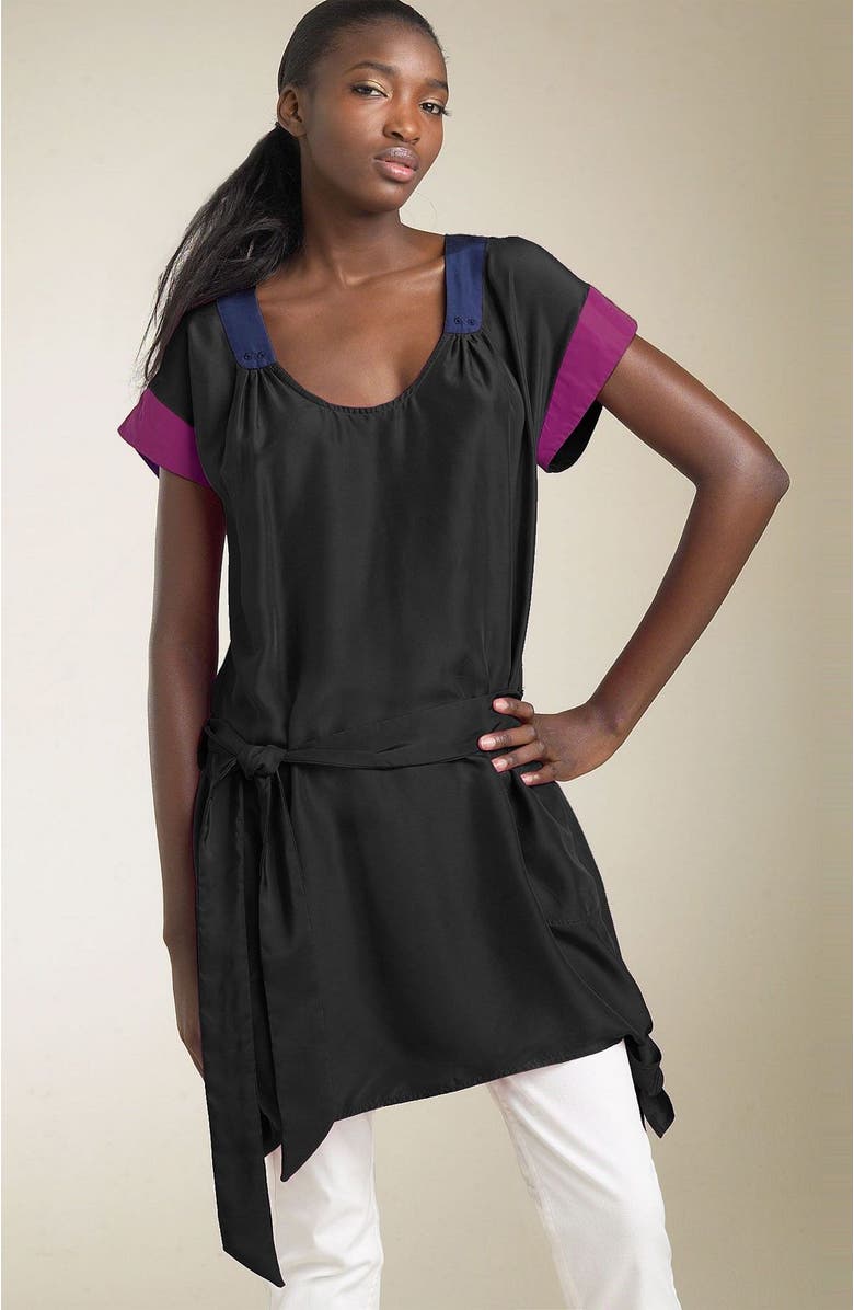 Kerrigan Hem Tie Silk Dress | Nordstrom