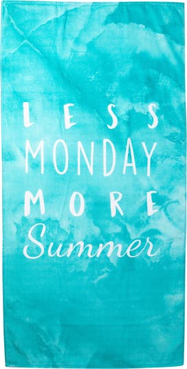 DOHLER Less Monday More Summer Beach Towel - Multi | Nordstromrack