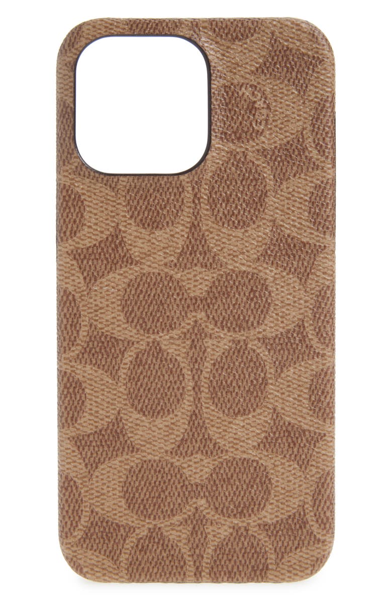 COACH iPhone Pro Max Signature Phone Case | Nordstromrack