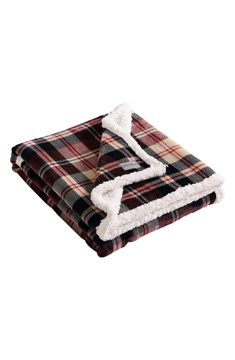 Eddie Bauer Trailhead Plaid Popcorn Fleece Throw Blanket | Nordstromrack