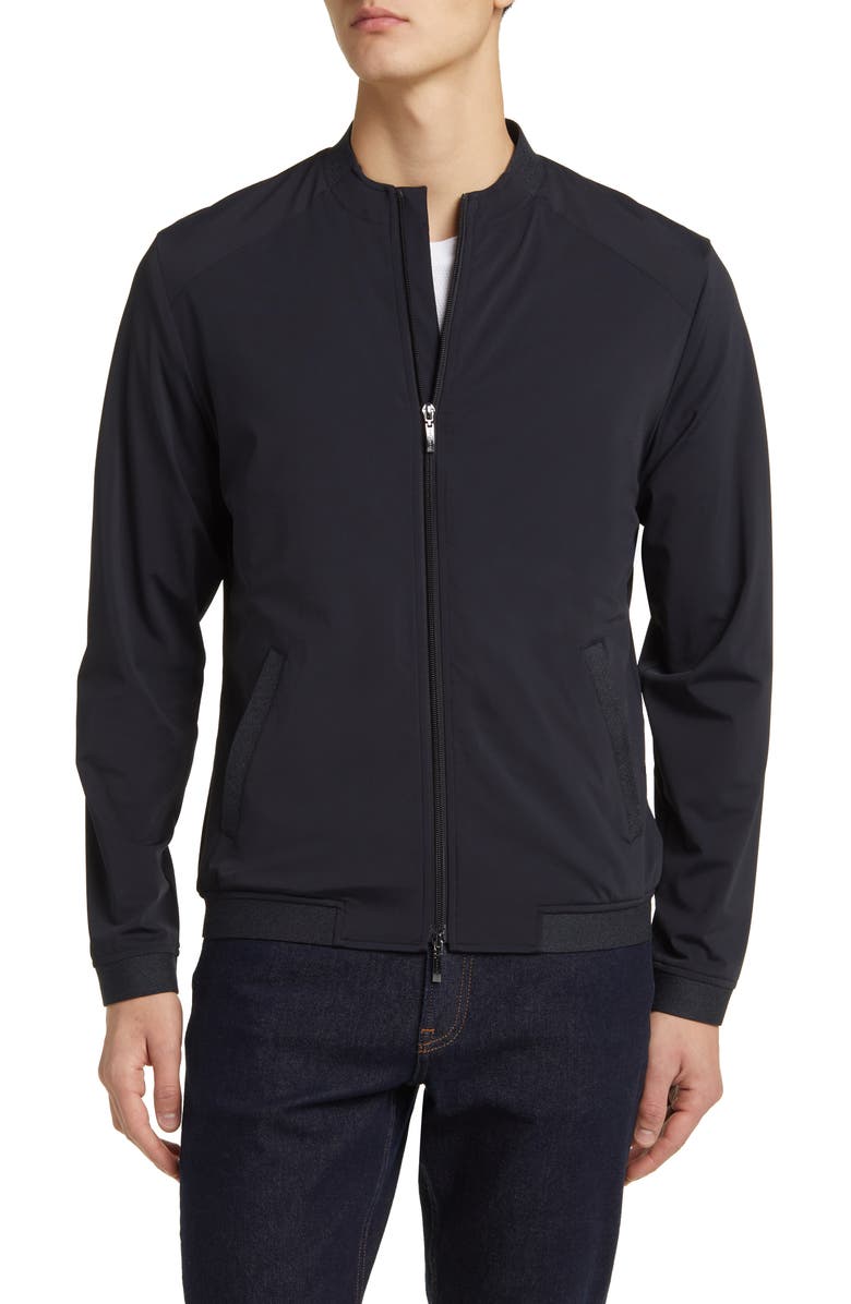 Robert Barakett Matheson Elastic Trim Water Resistant Slim Fit Jacket ...