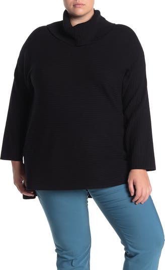 GRACE ELEMENTS Ribbed Cowl Neck Sweater | Nordstromrack