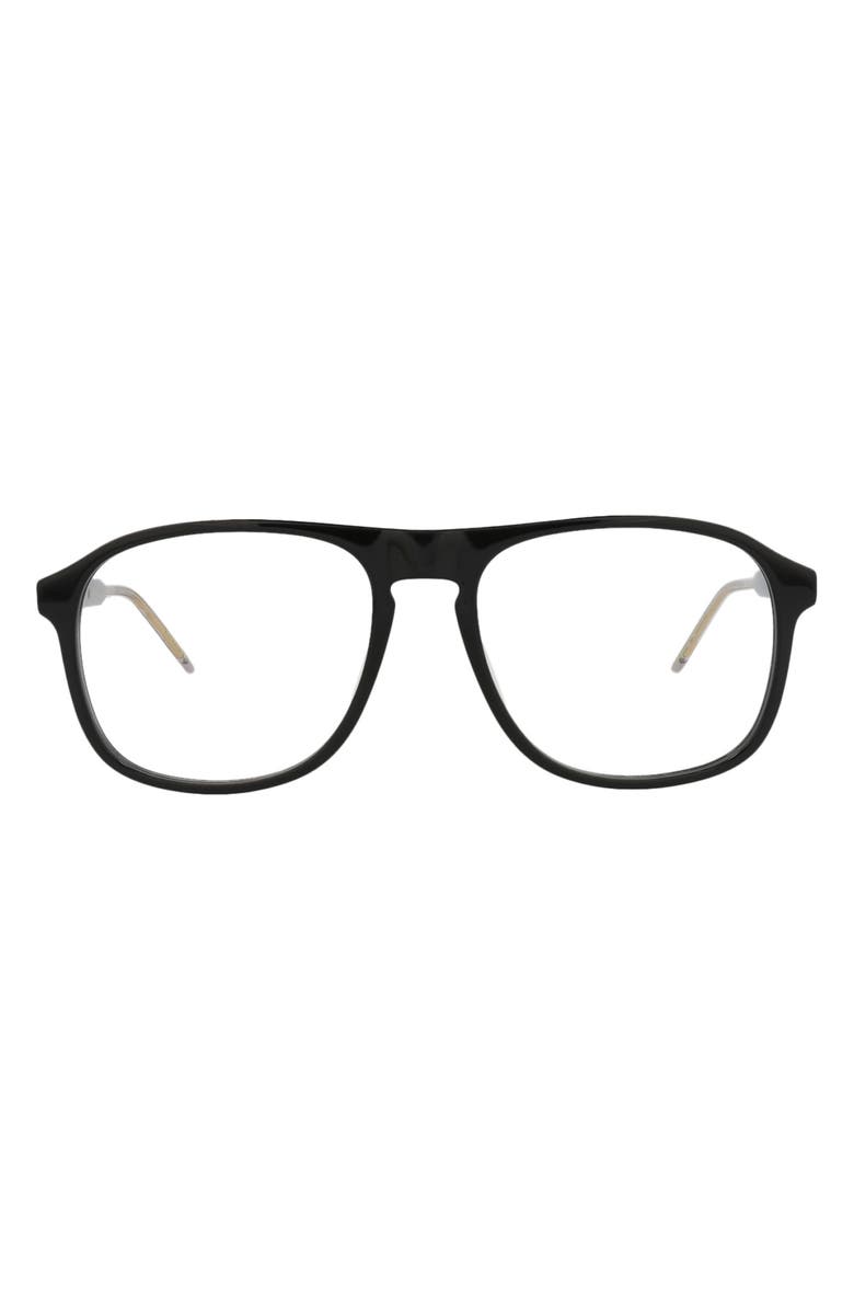 Gucci 55mm Pilot Optical Frames | Nordstromrack