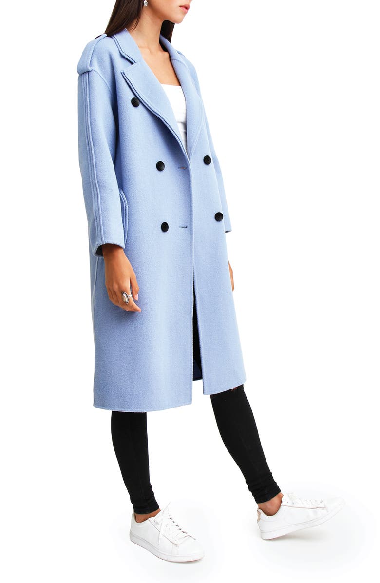Belle & Bloom Aussie Sky Double-Breasted Wool Coat | Nordstromrack