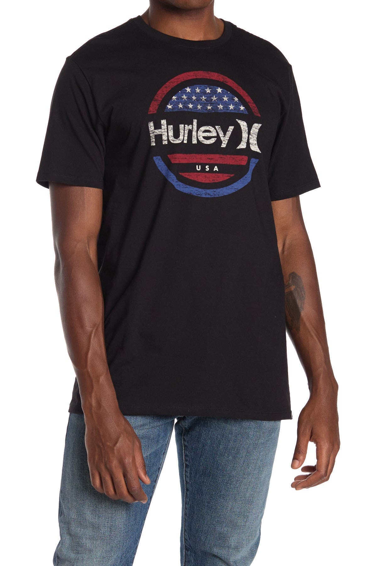 Hurley Circle Stars Logo T-Shirt | Nordstromrack