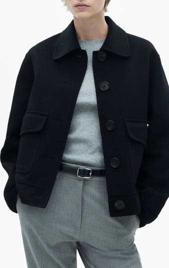 MANGO Wool Blend Jacket | Nordstromrack