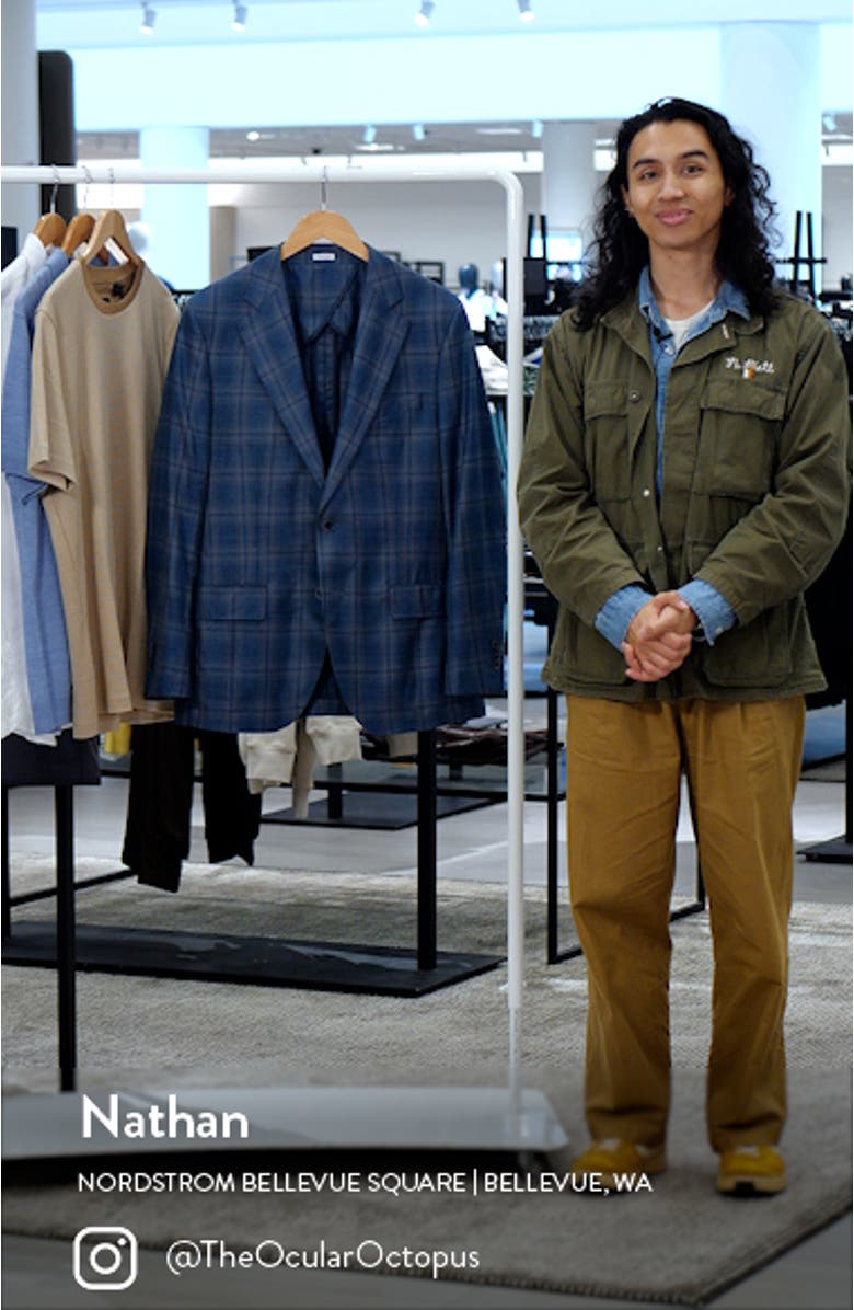 Peter Millar Hyperlight Soft Shadow Plaid Wool & Silk Blend Sport Coat ...