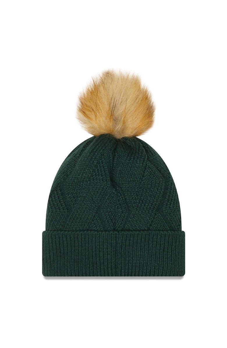 New Era Women's New Era Green Michigan State Spartans Snowy Cuffed Knit ...