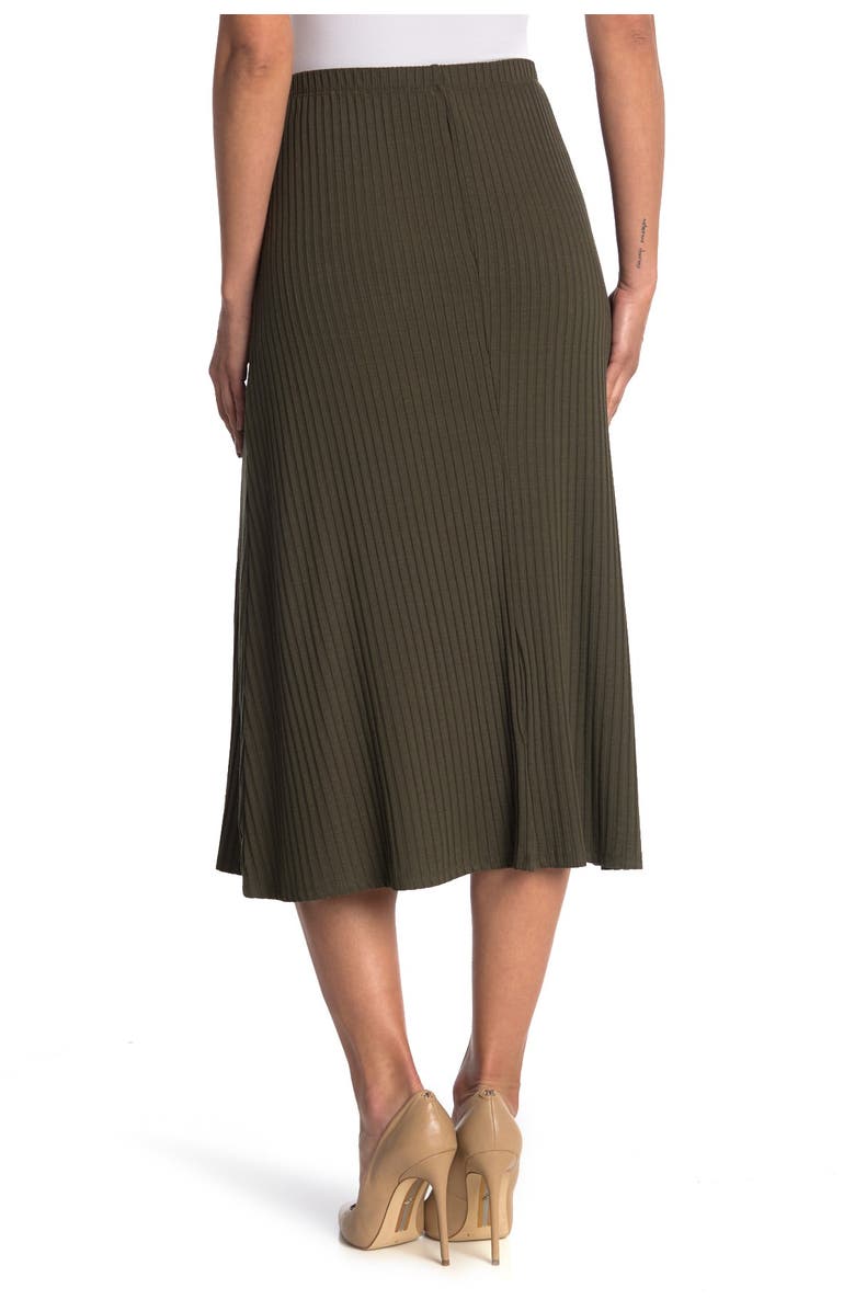 Catherine Catherine Malandrino Ribbed Knit Midi Skirt | Nordstromrack