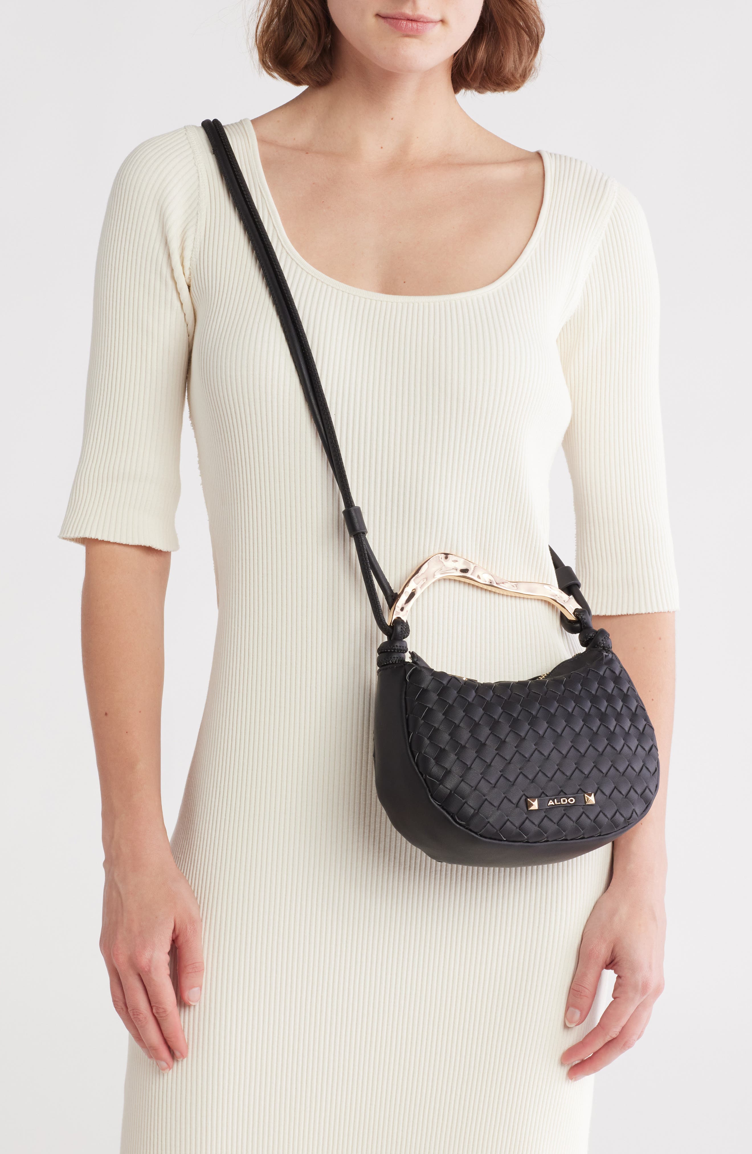 ALDO Brendhan Woven Shoulder Bag | Nordstromrack