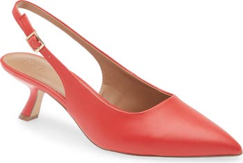 NORDSTROM RACK Freka Slingback Kitten Heel Pump (Women) | Nordstromrack