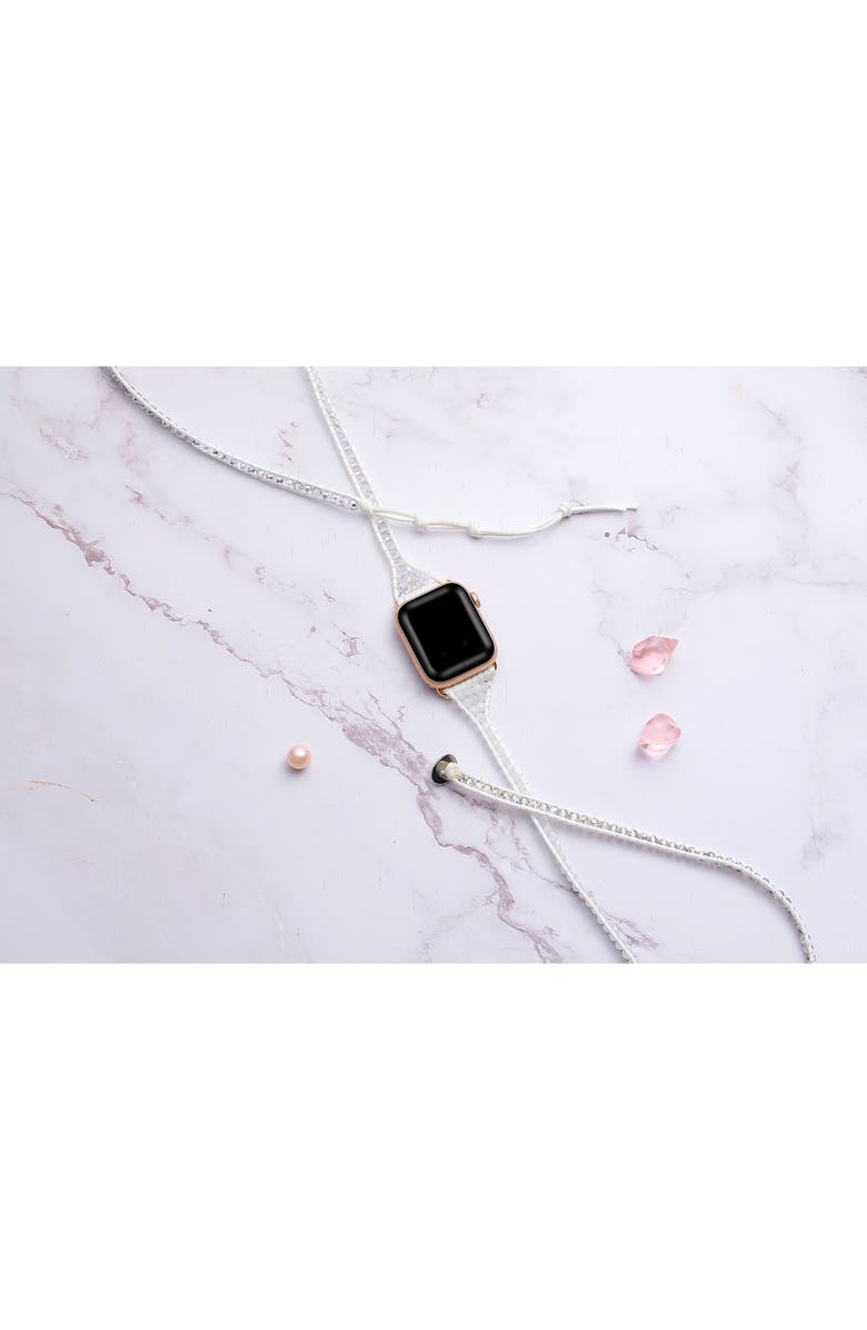 The Posh Tech Beaded Wrap Apple Watch® Watchband | Nordstromrack
