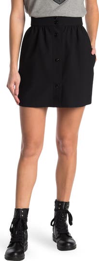 RED Valentino Gonna Button Front Mini Skirt | Nordstromrack
