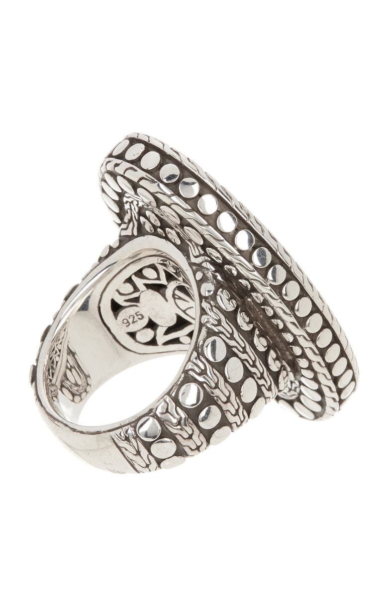 John Hardy Oval Dotted Sterling Silver Ring - Size 7 | Nordstromrack