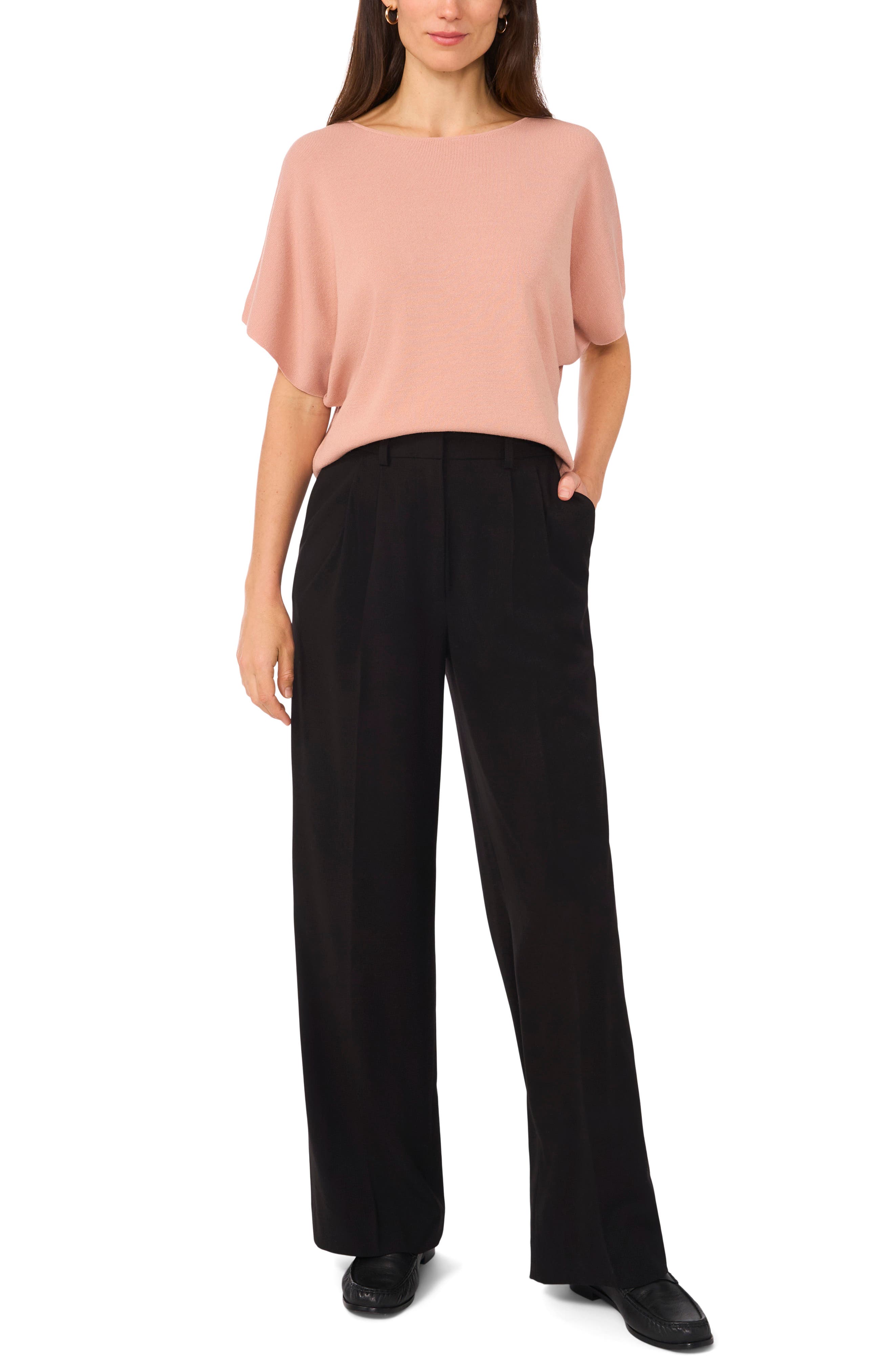 Short Sleeve Crop Sweater (Women) | Nordstromrack